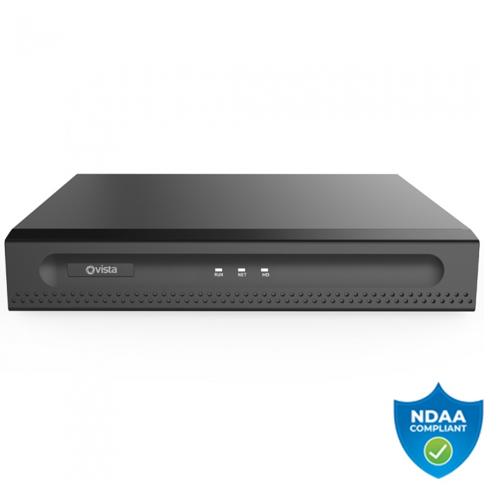 Vista VIP-NVR1608MP 16CH 8MP H.265 HD PoE NDAA Compliant NVR